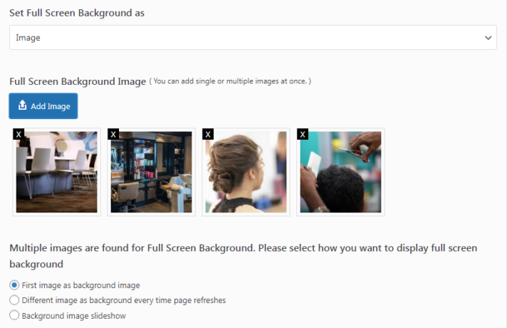 Fullscreen Background Pro